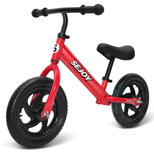 SEJOY Beginner Sport Training Bicycle for 3,4,5,6 Years Old Kids, No Pedal Push Balance Bike ...